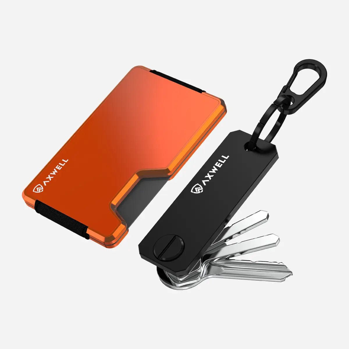 Wallet with Key Organizer - Blaze Orange - Axwell Wallet