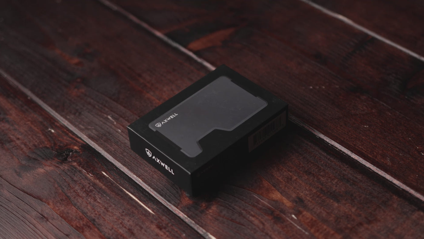 Metal Wallet - Stonewashed - Copper - Axwell Wallet